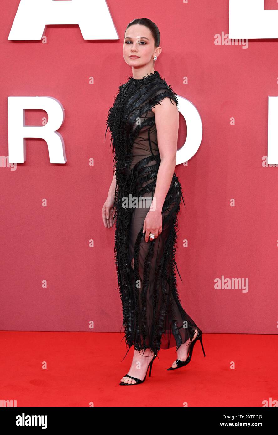 London, UK. August 14th, 2024. Cailee Spaeny arriving at the UK Gala ...