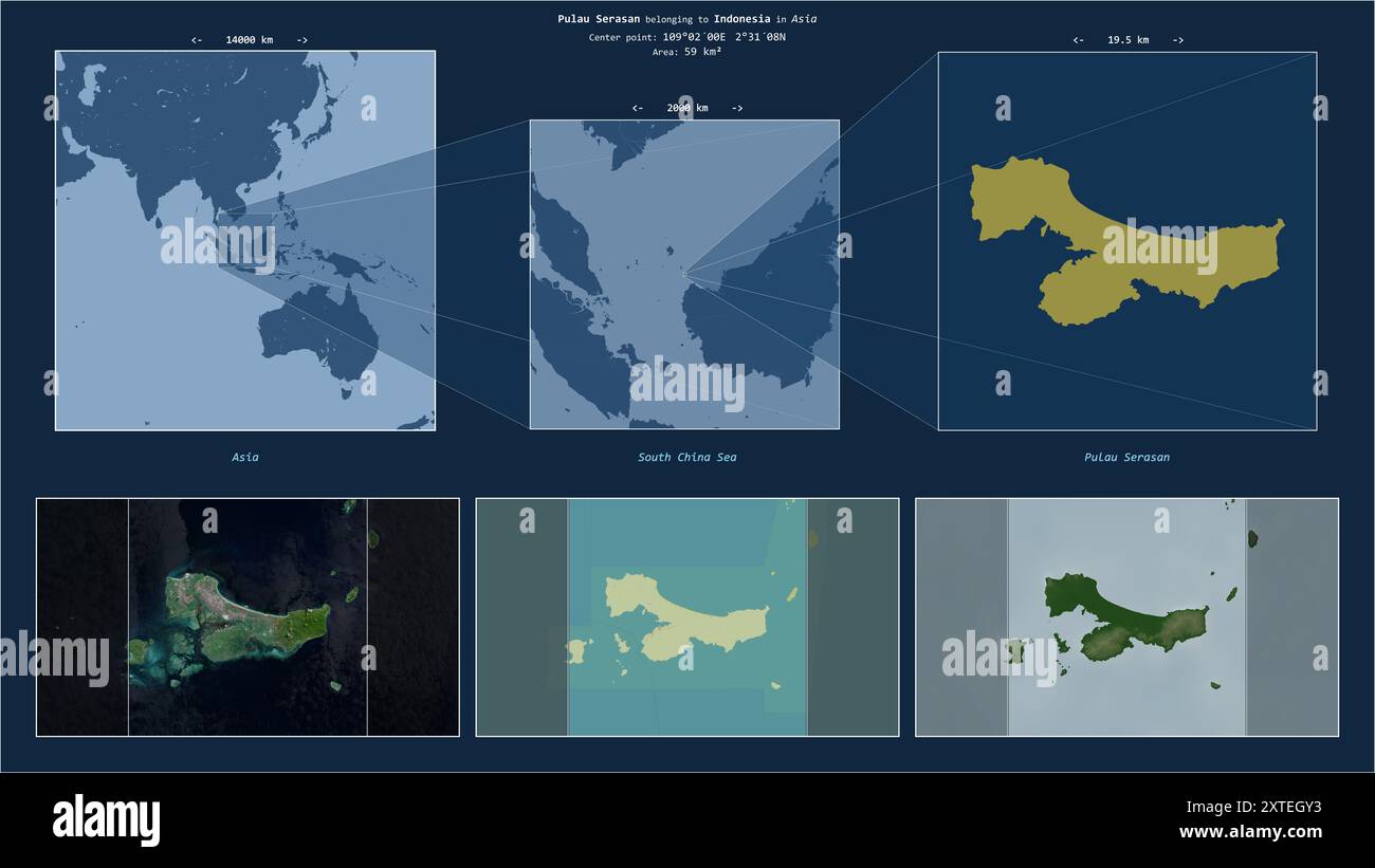 Pulau Serasan in the South China Sea - belonging to Indonesia ...