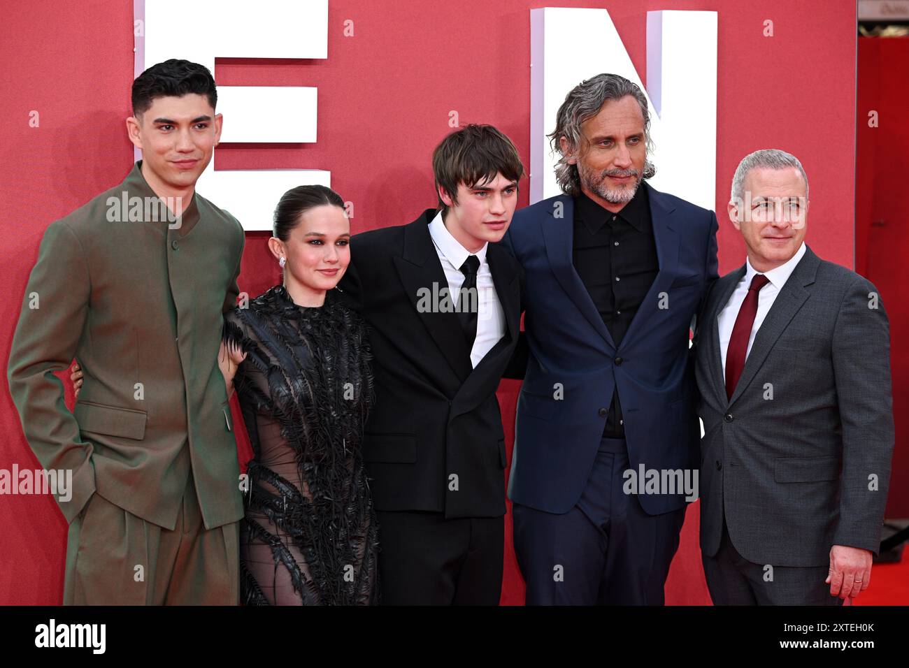 London, UK. August 14th, 2024. Archie Renaux, Cailee Spaeny, Spike ...