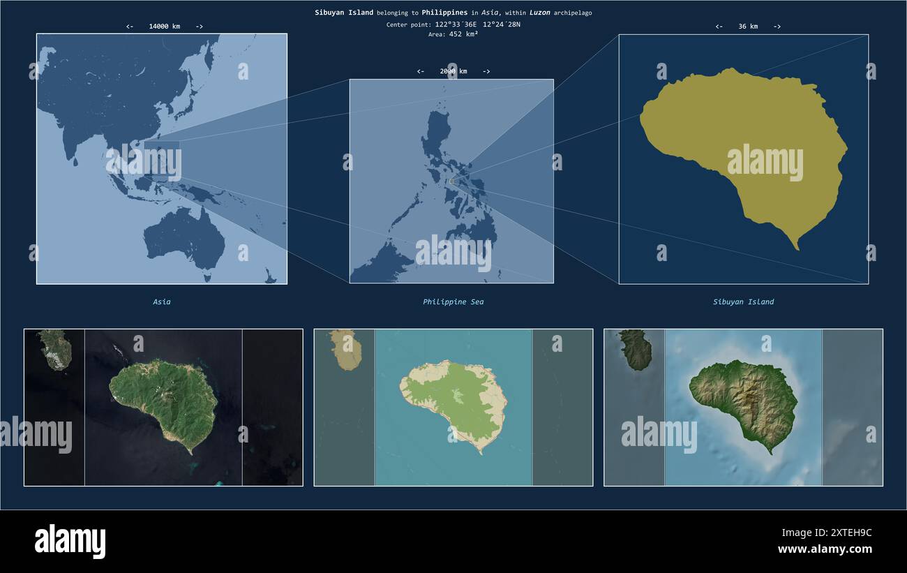 Sibuyan Island in the Philippine Sea - belonging to Philippines ...