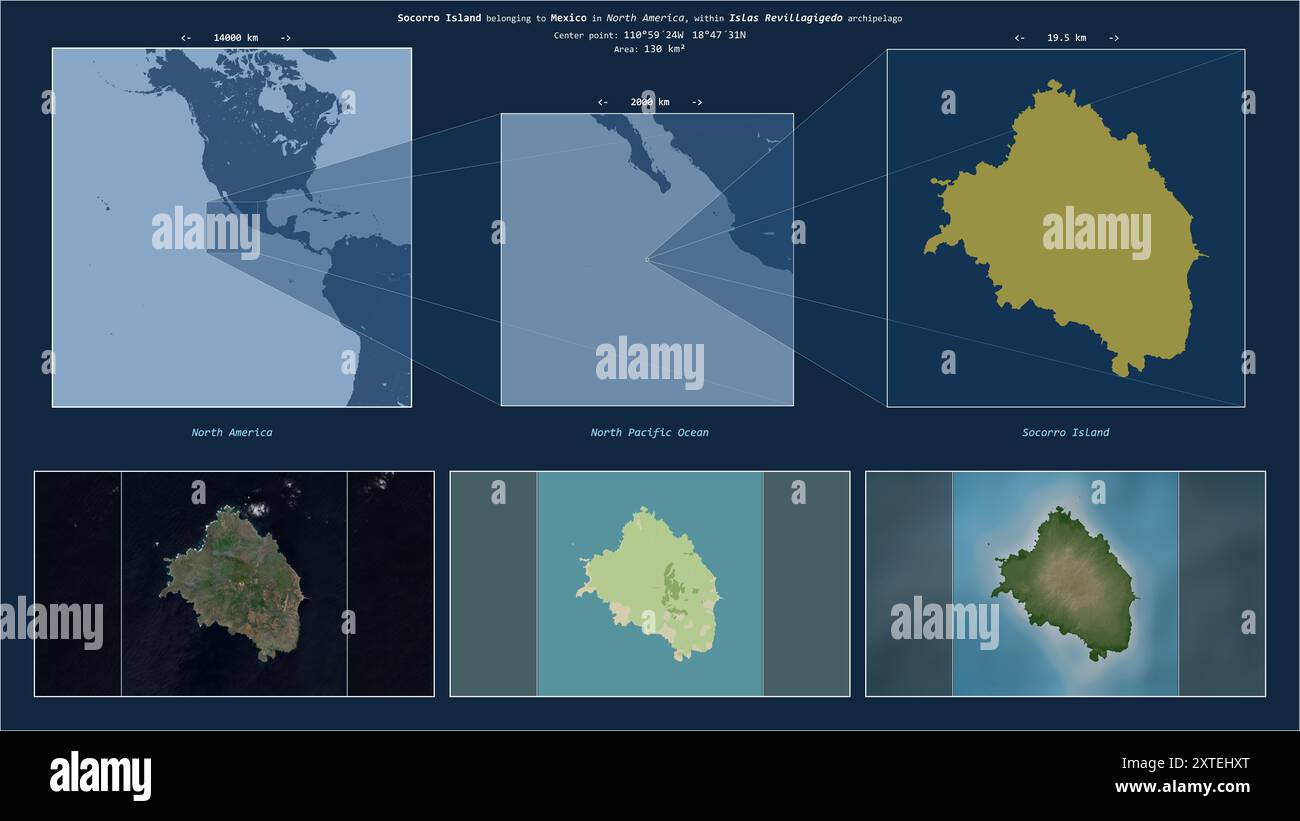 Socorro Island in the North Pacific Ocean - belonging to Mexico ...