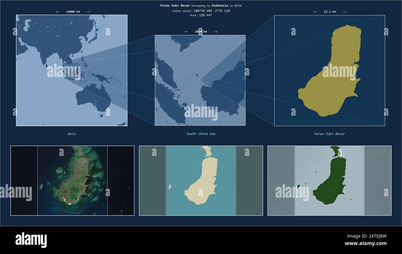 Pulau Subi Besar in the South China Sea - belonging to Indonesia ...