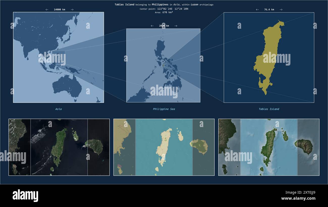 Tablas Island in the Philippine Sea - belonging to Philippines ...
