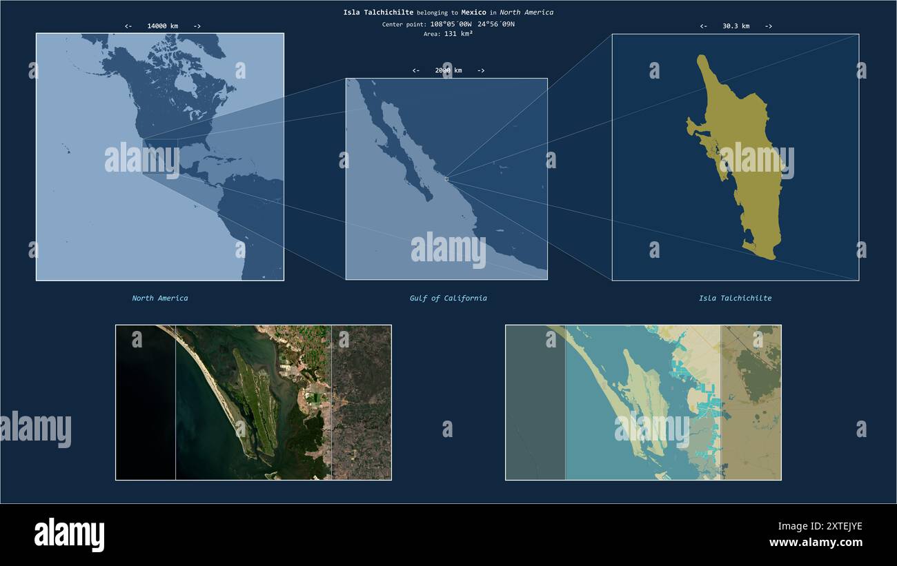 Isla Talchichilte in the Gulf of California - belonging to Mexico ...