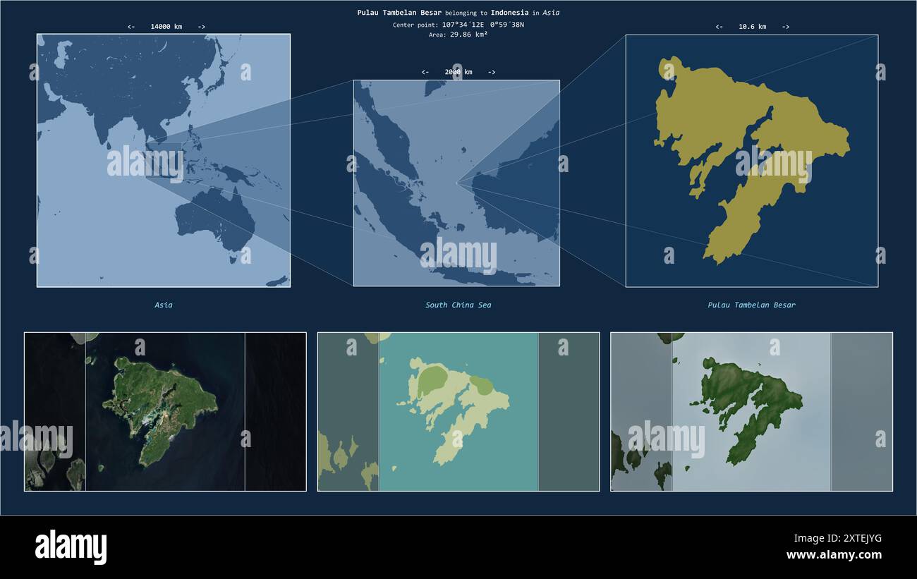 Pulau Tambelan Besar in the South China Sea - belonging to Indonesia ...