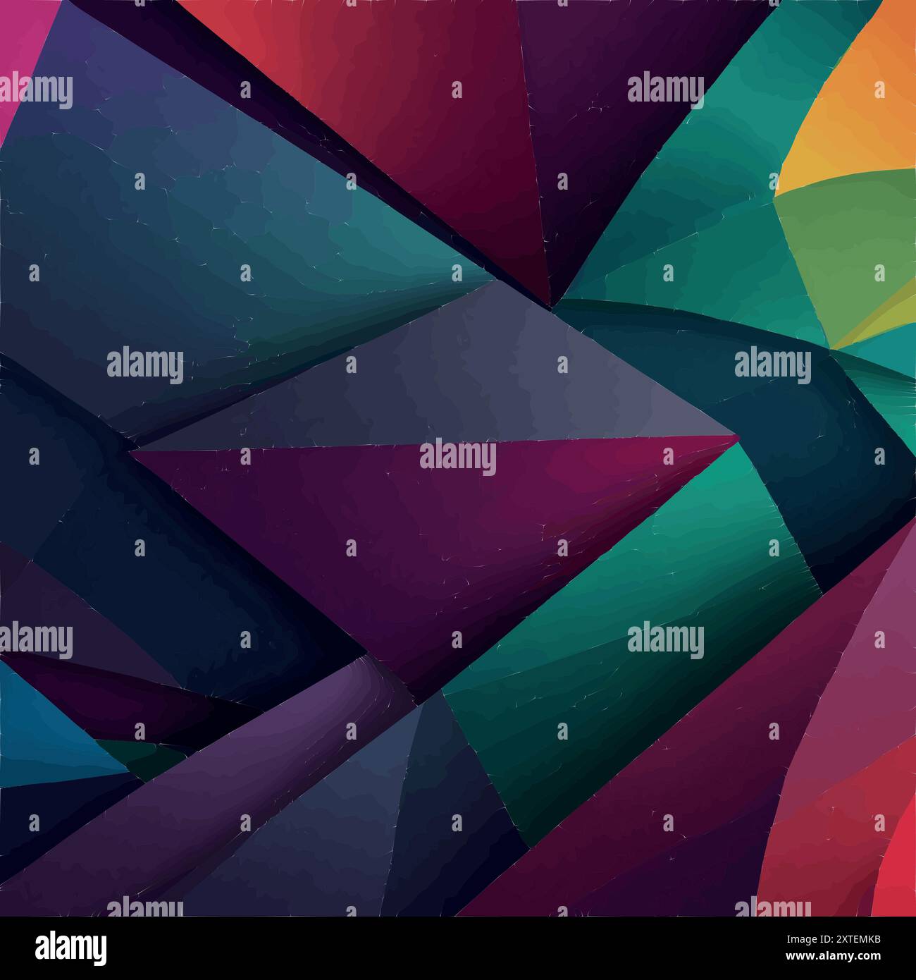 Design a geometric abstract background with overlapping shapes and ...