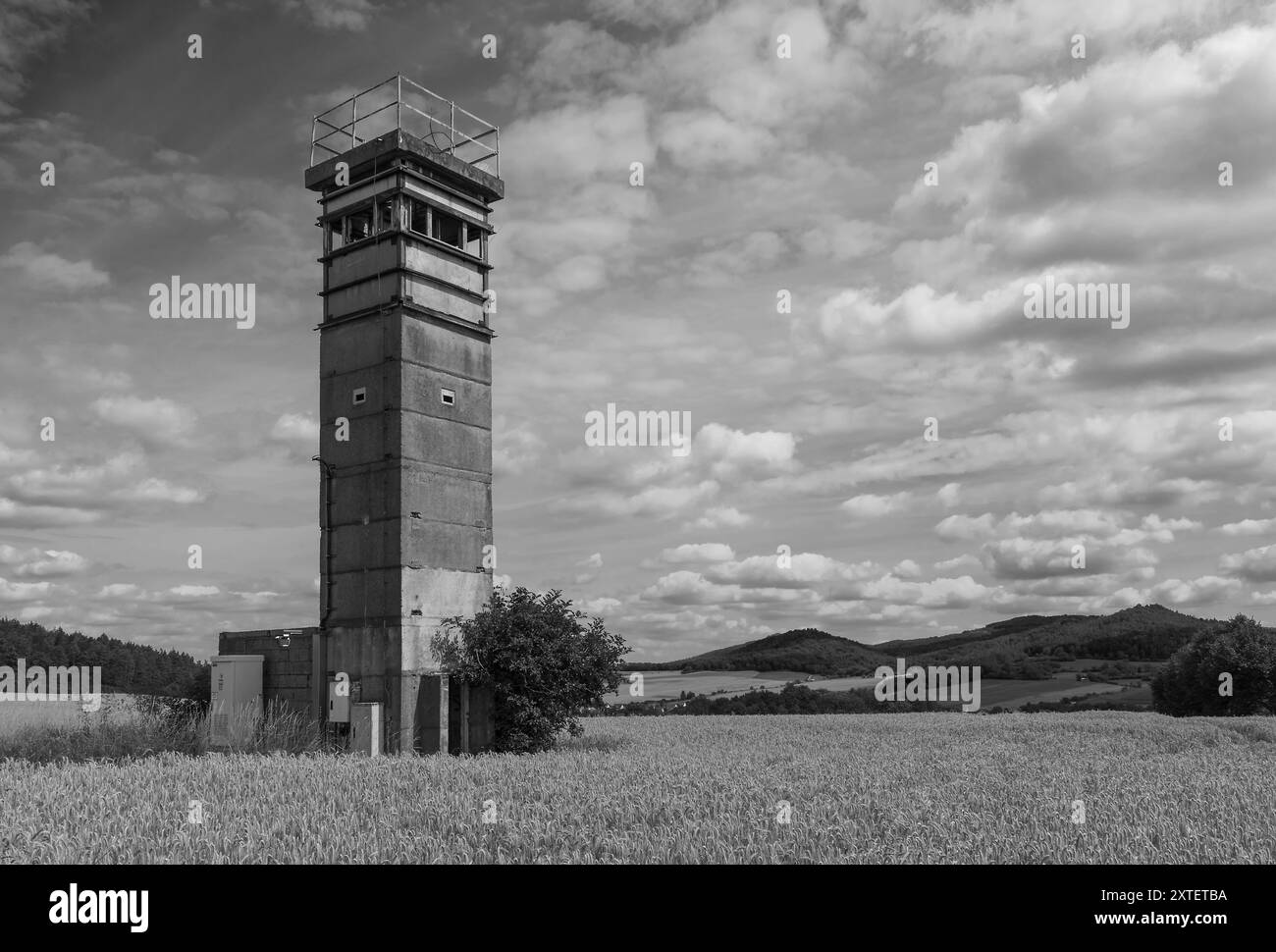 Ddr watch tower Black and White Stock Photos & Images - Alamy