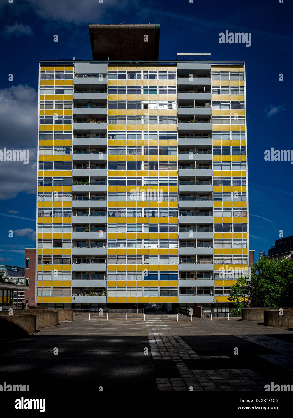 Great Arthur House on the Golden Lane Estate in the City of London. A ...