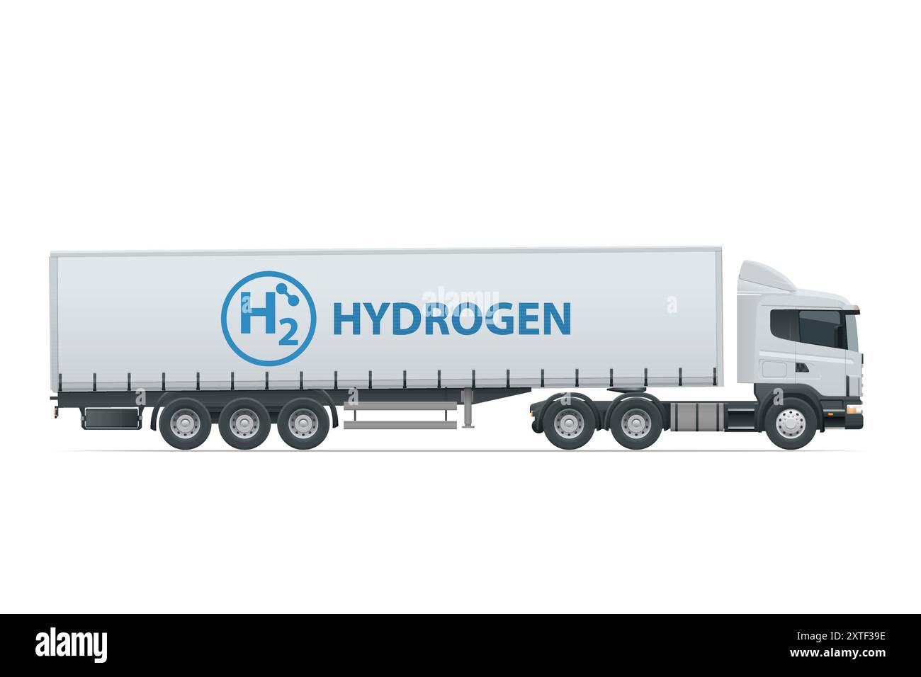 Hydrogen energy car. Alternative energy and zero emission. Hydrogen powered transportation ...