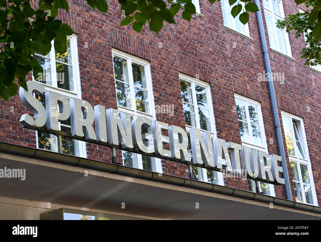 Berlin, Germany. 13th Aug, 2024. The Springer Nature publishing ...