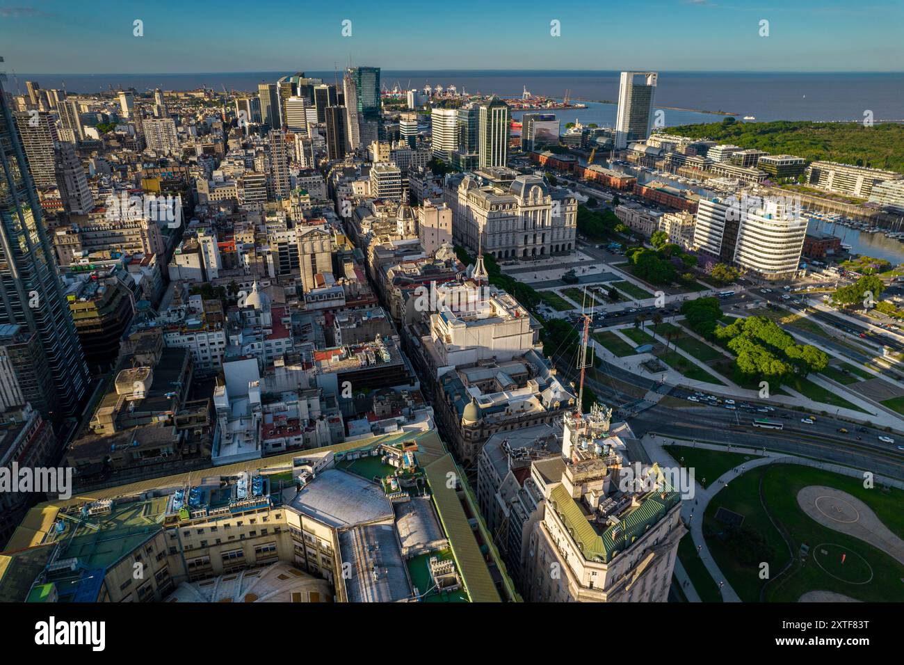 Buenos Aires, Argentina - 08 08 2024: Beautiful aerial view of the ...
