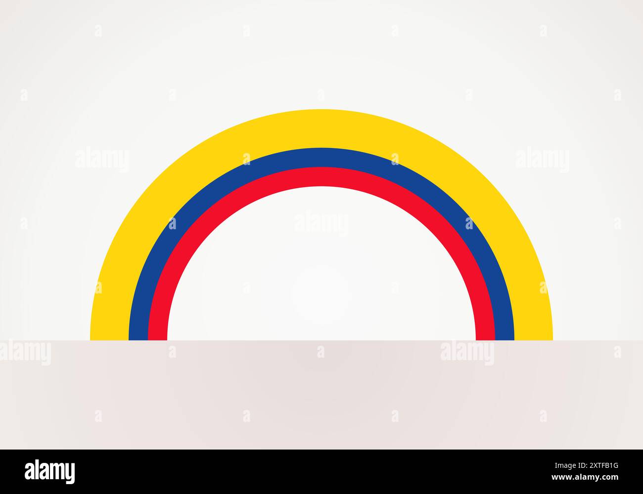 Rainbow archway Stock Vector Images - Alamy