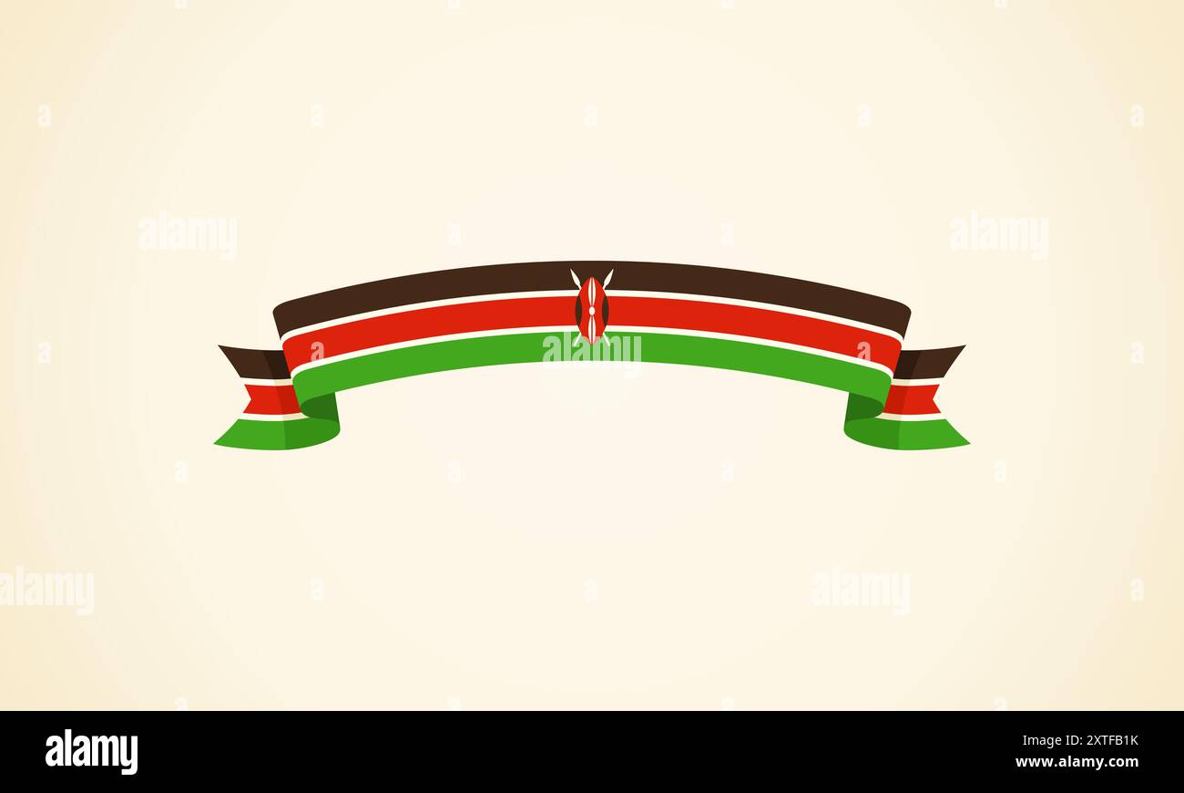 Kenya flag colors Stock Vector Images - Alamy