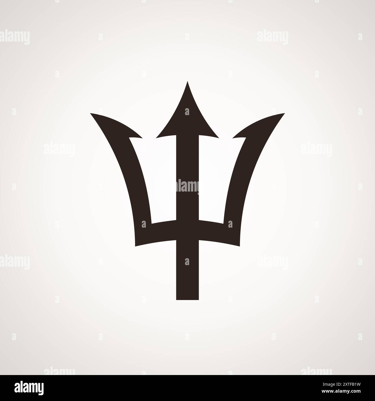 Trident - symbol from the flag of Barbados Stock Vector Image & Art - Alamy