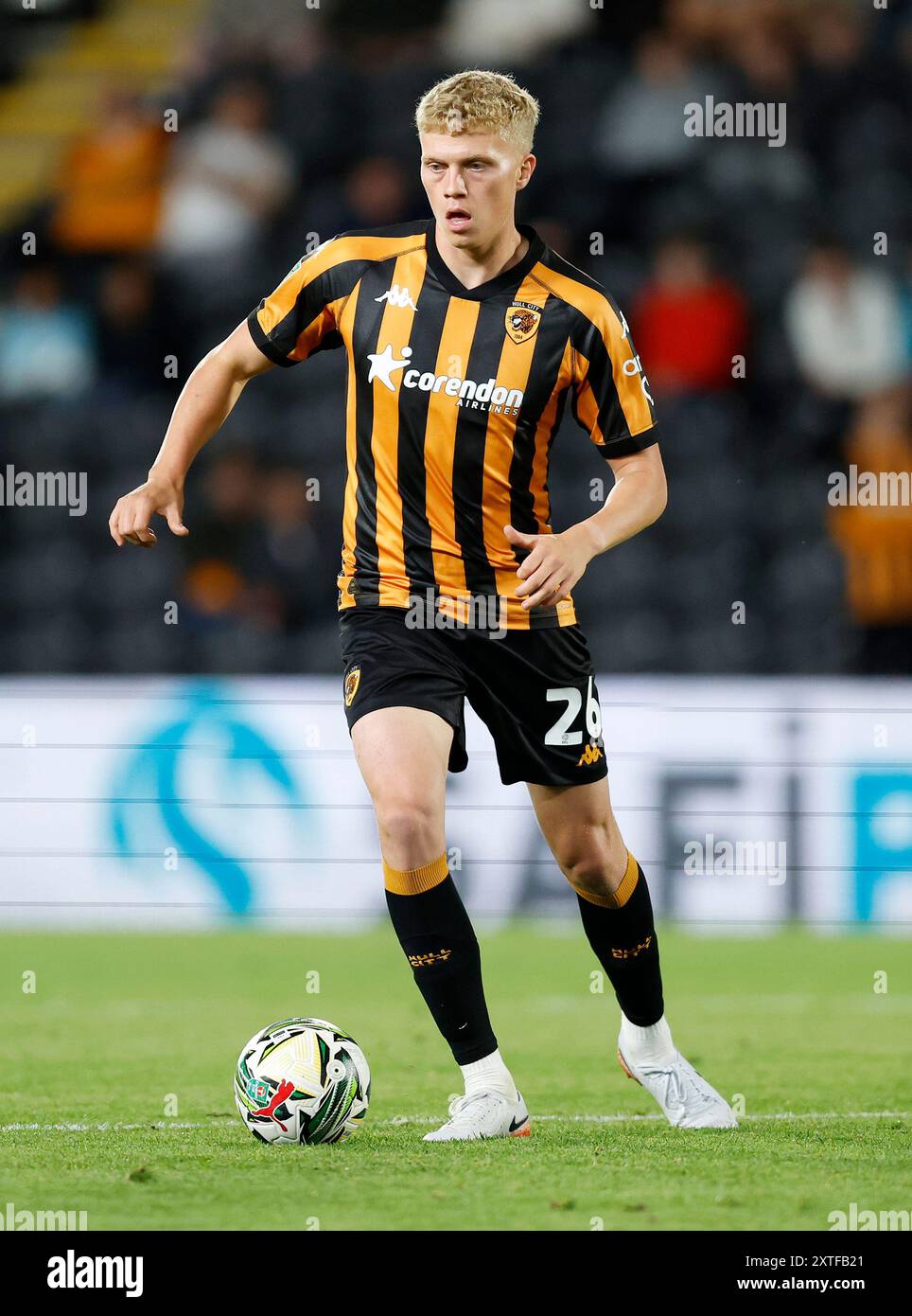 Hull City's Andy Smith during the Carabao Cup first round match at the ...
