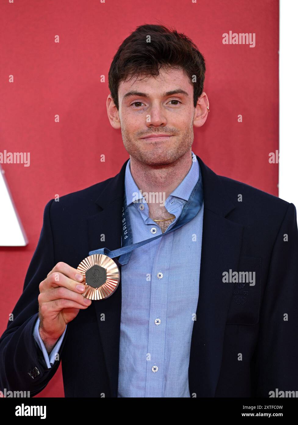 London, UK. August 14th, 2024. Freddie Davidson arriving at the UK Gala ...