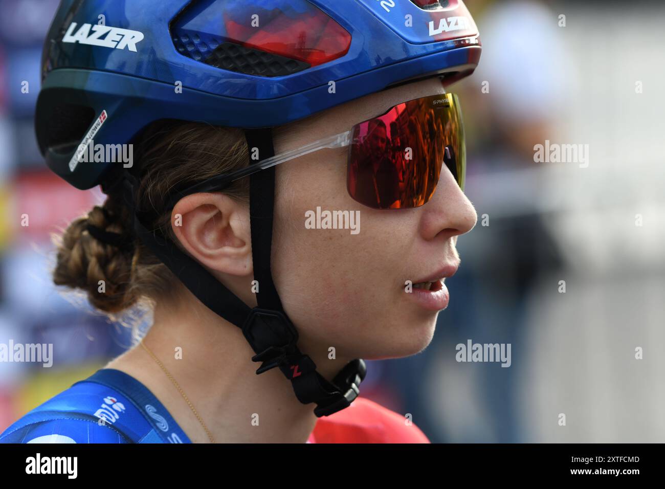 Cecilie Uttrup Ludwig in the Tour de France Femmes 2024 Stock Photo - Alamy