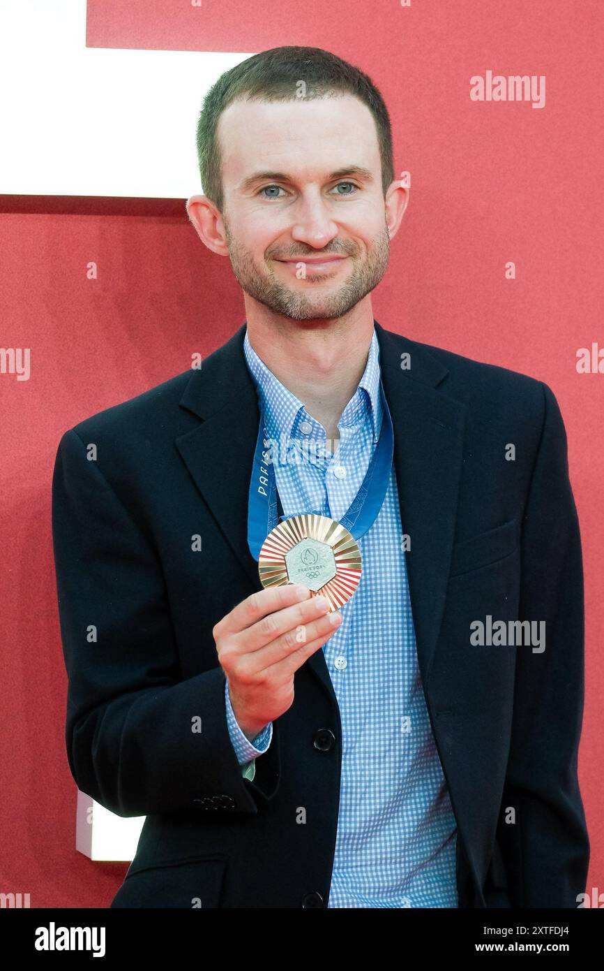 London, UK. 14th Aug, 2024. Henry Fieldman seen at the UK Gala ...