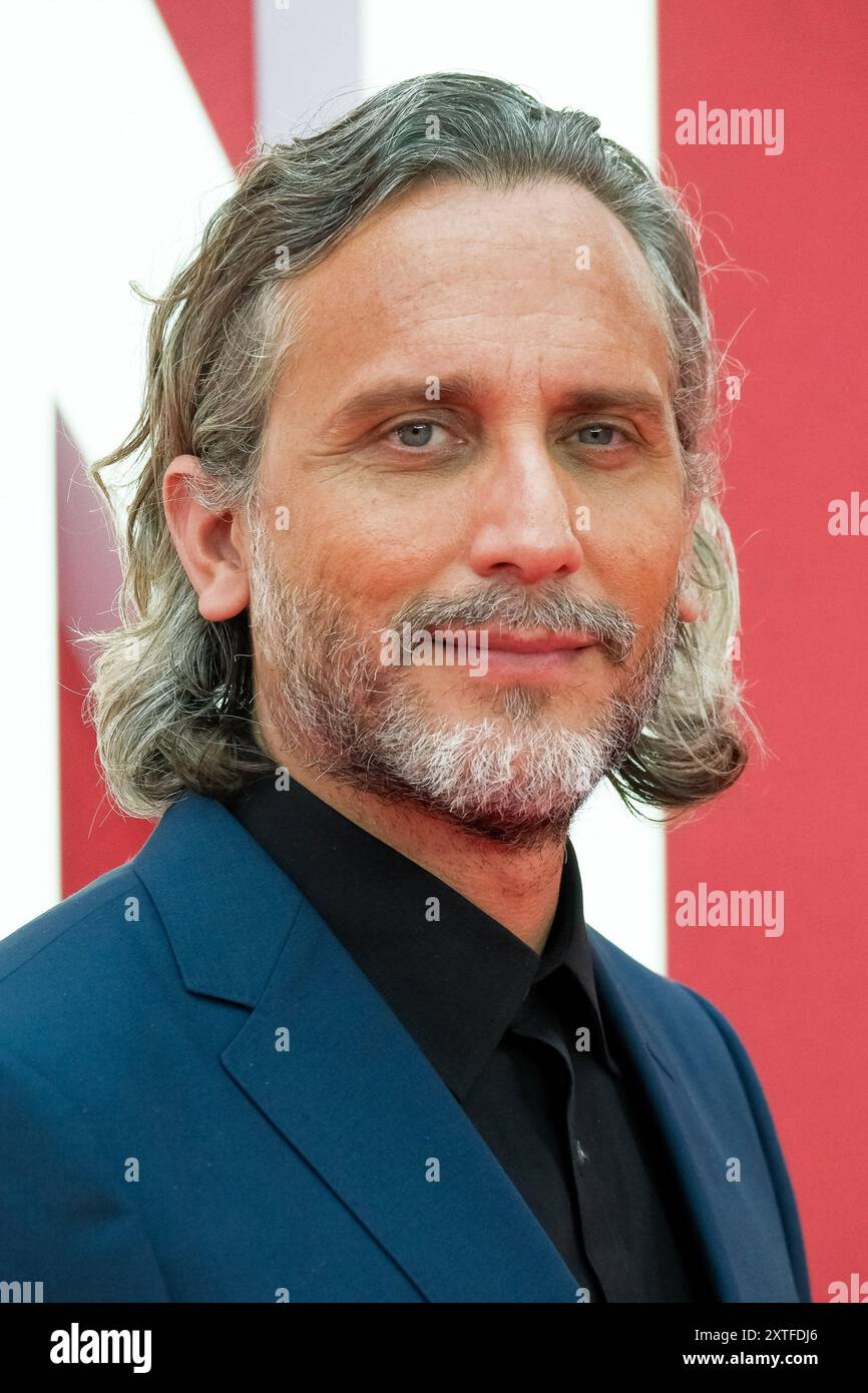 London, UK. 14th Aug, 2024. Director Fede Alvarez seen at the UK Gala ...