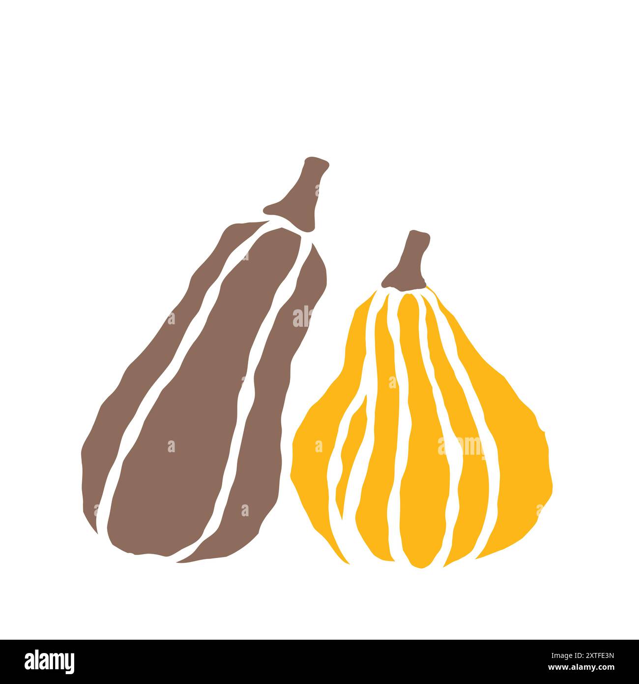 Stylized gourd shapes hi-res stock photography and images - Alamy