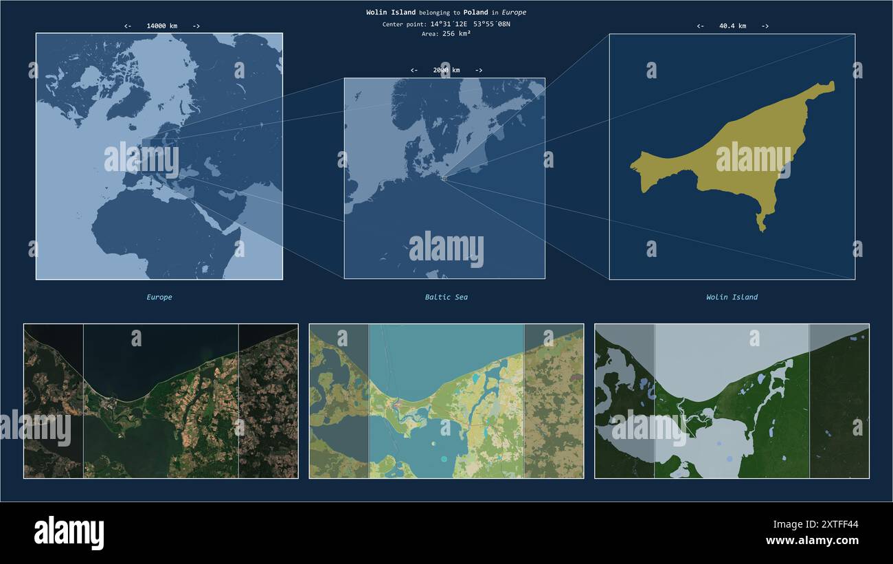 Wolin Island in the Baltic Sea - belonging to Poland. Described ...