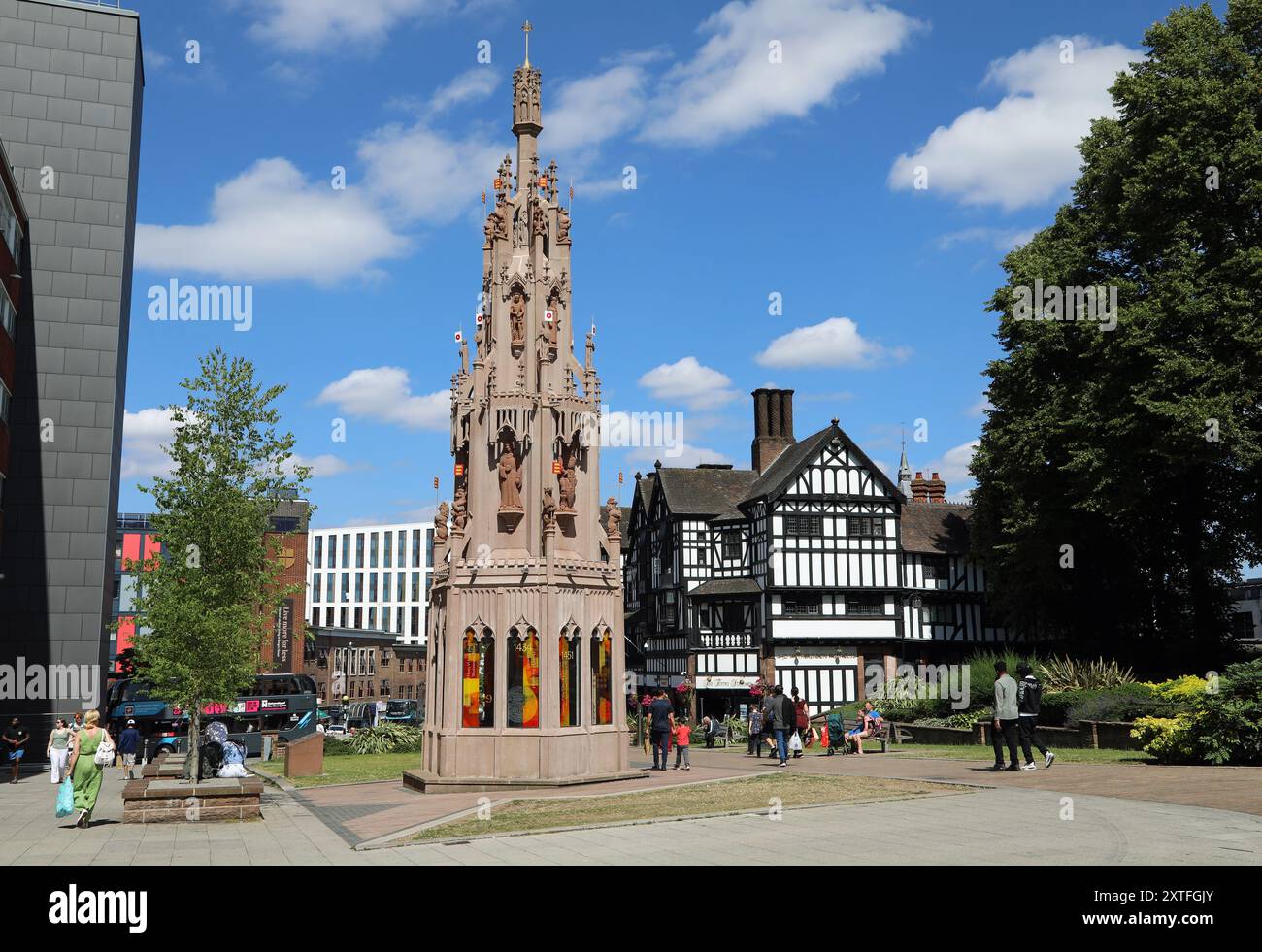 Coventry Cross at Trinity Street in the city centre Stock Photo - Alamy
