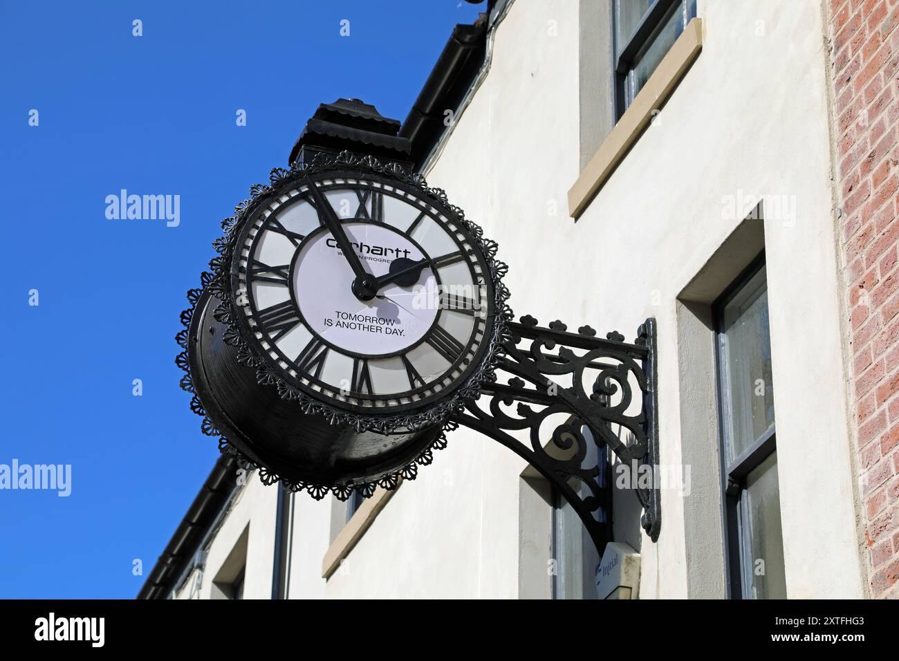 Tomorrow is Another Day public clock in Coventry Stock Photo - Alamy