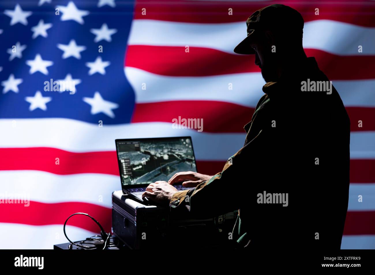 US Air Force soldier defending democracy and helping protect national ...