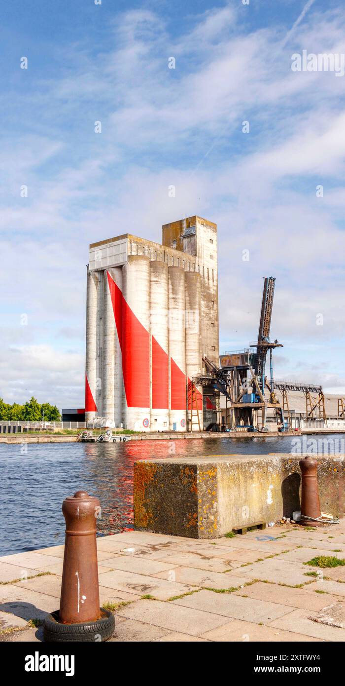 Industrial port area of Grand Port Maritime de Nantes Saint-Nazaire ...