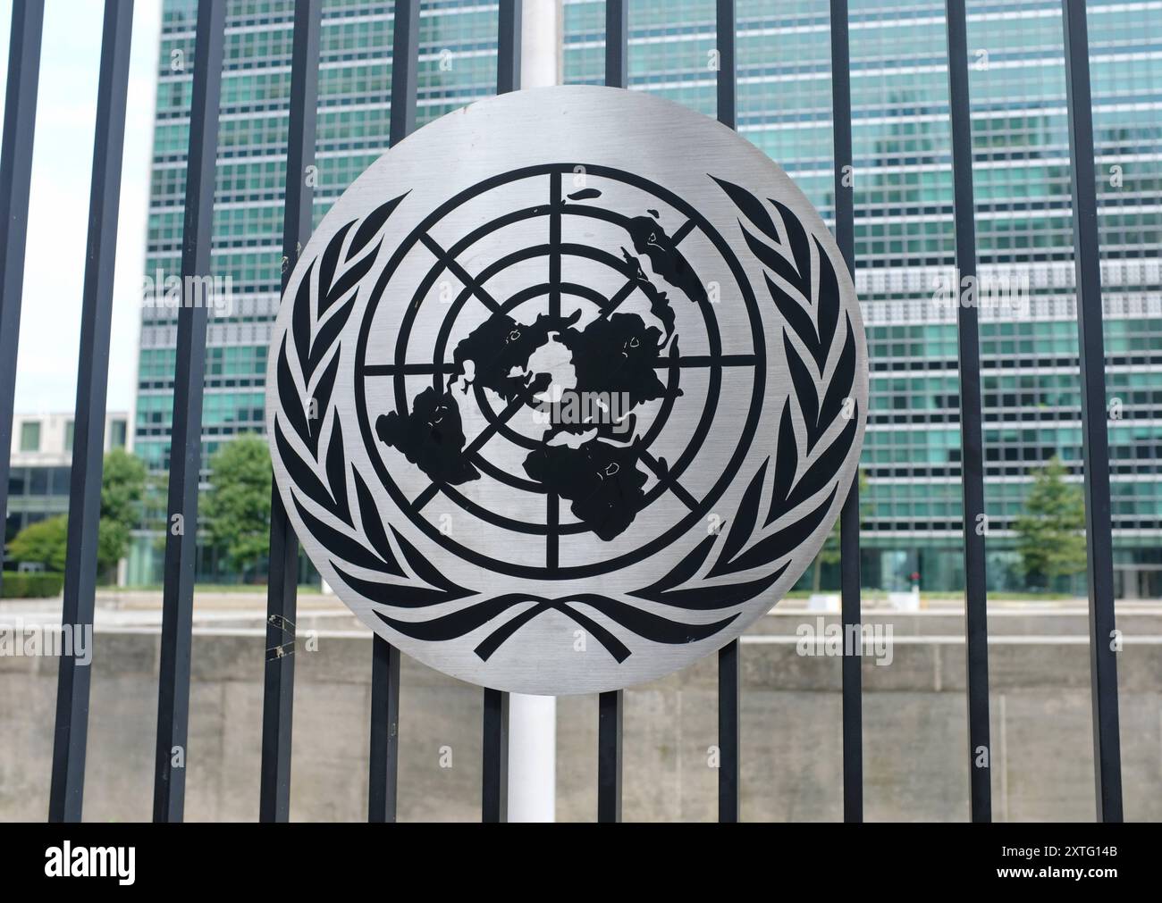 United Nations headquarter - Gebäude / Hauptquartier der Vereinten Nationen in New York City ...