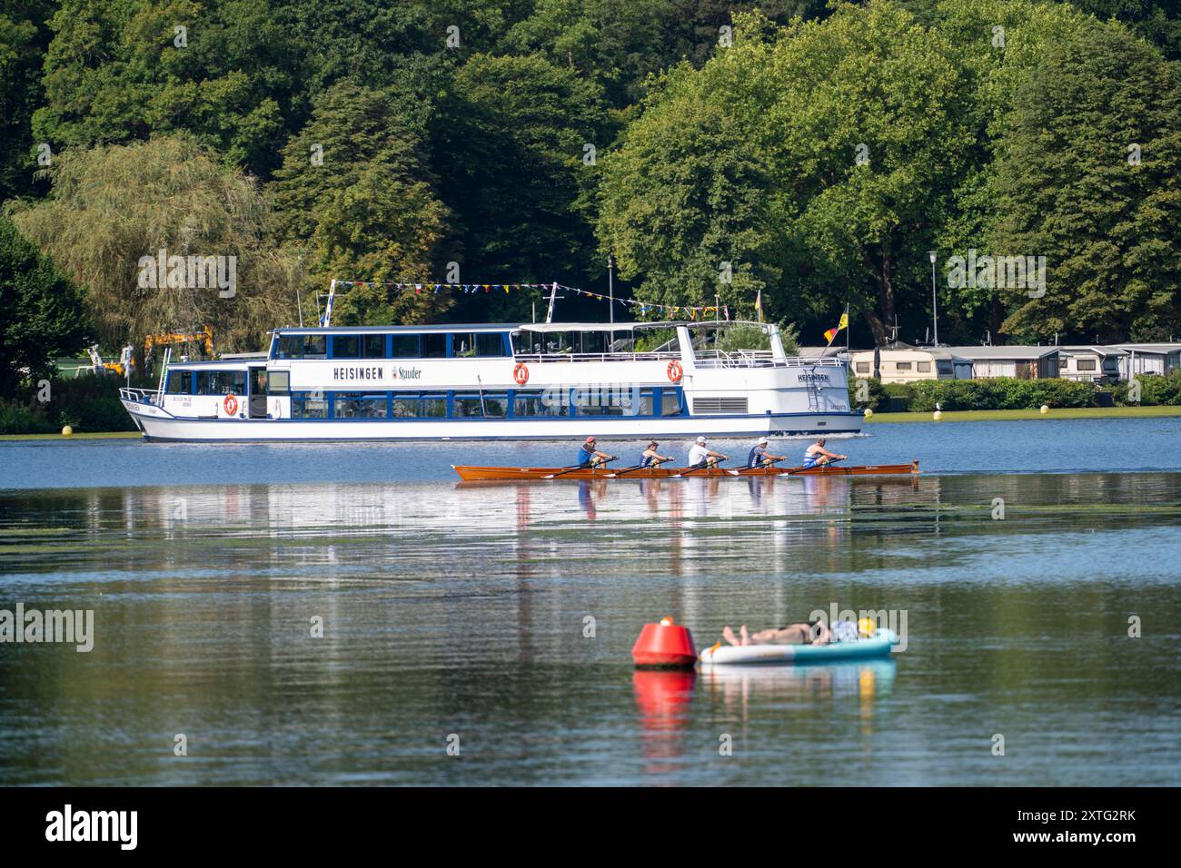 Baldeneysee, Ruhrstausee, Ausflugsboot der Weißen Flotte Baldeney ...