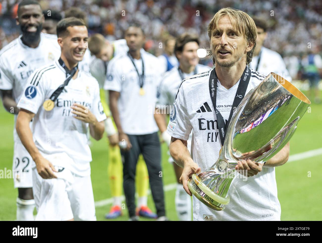 Luca modric celebration hi-res stock photography and images - Alamy
