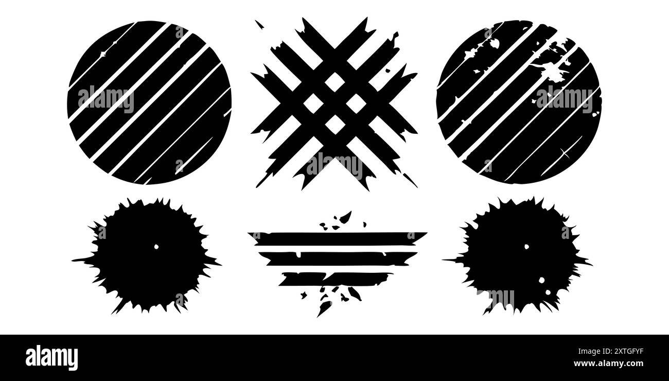 Black grunge texture . Scratch marks. Ripped paper. Grunge frame ...