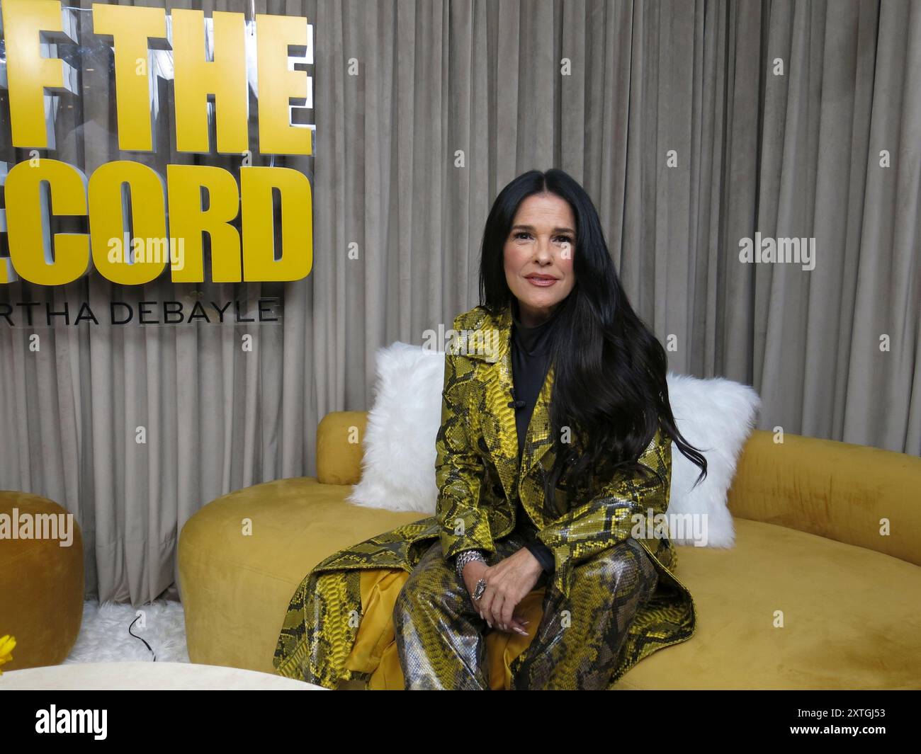 Nicaraguan-Mexican presenter and businesswoman Martha Debayle poses for a portrait to promote ...