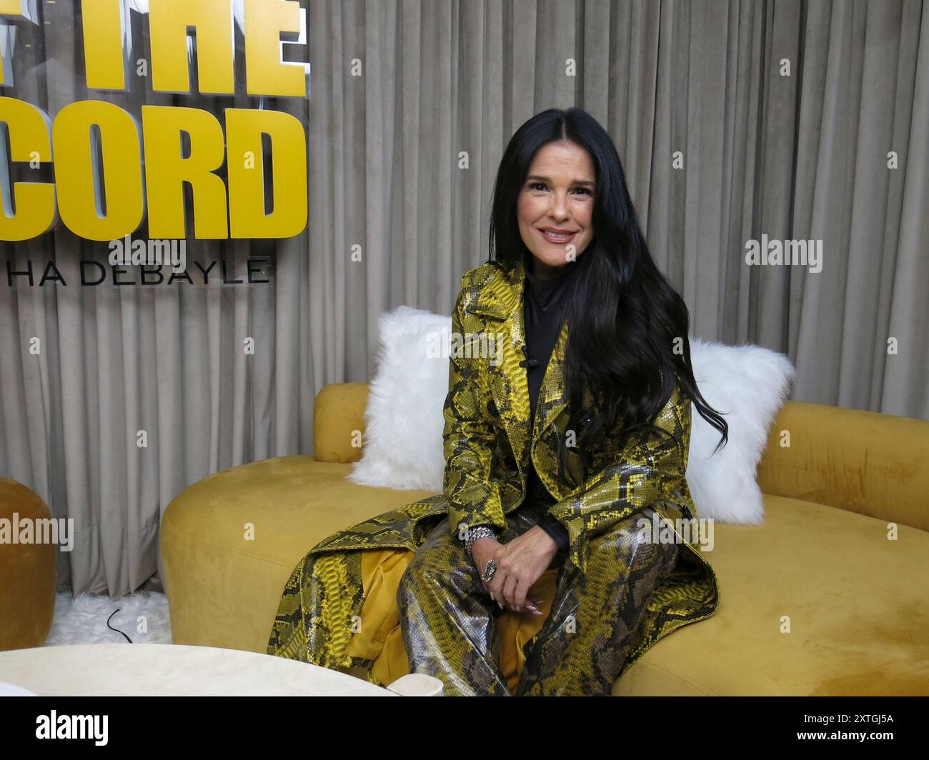 Nicaraguan-Mexican presenter and businesswoman Martha Debayle poses for a portrait to promote ...