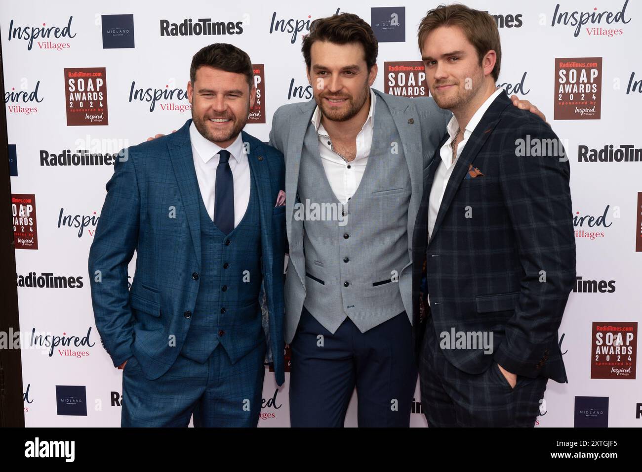 Stars from Eastenders, Hollyoaks, Coronation Street and Emmerdale arrive at the Midlands Hotel ...