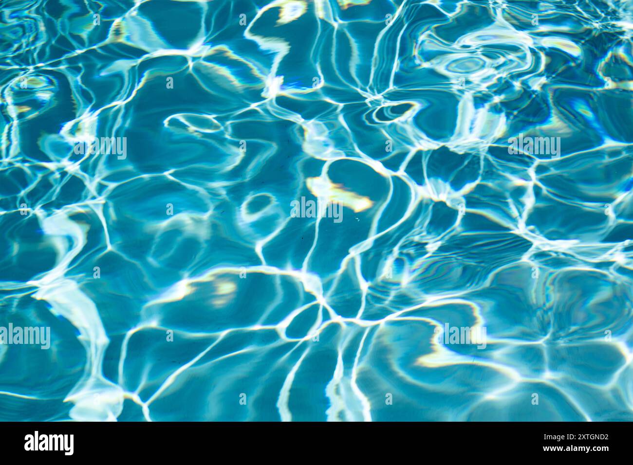 Pool water surface. Blue water texture. Close up blue water surface ...
