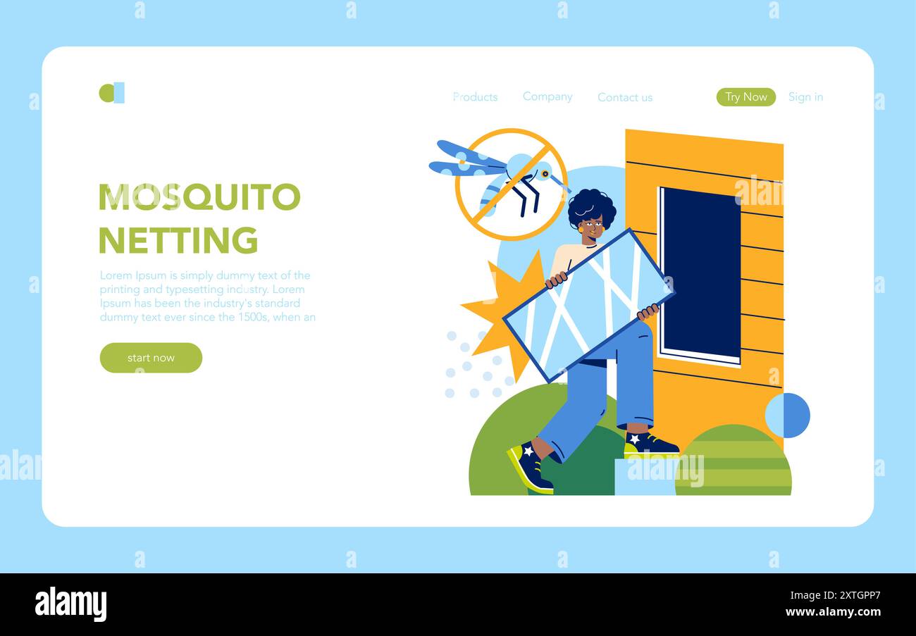 Mosquito screen Stock Vector Images - Alamy