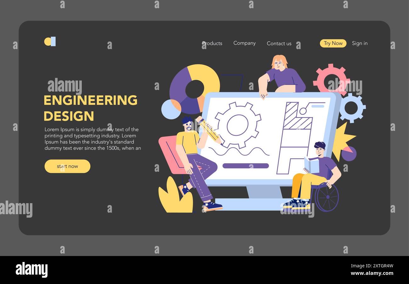 Inclusive workspace Stock Vector Images - Alamy