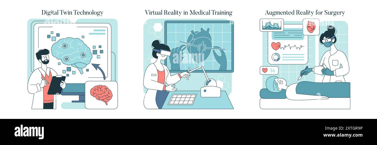 Doctor hologram simulation software hi-res stock photography and images ...