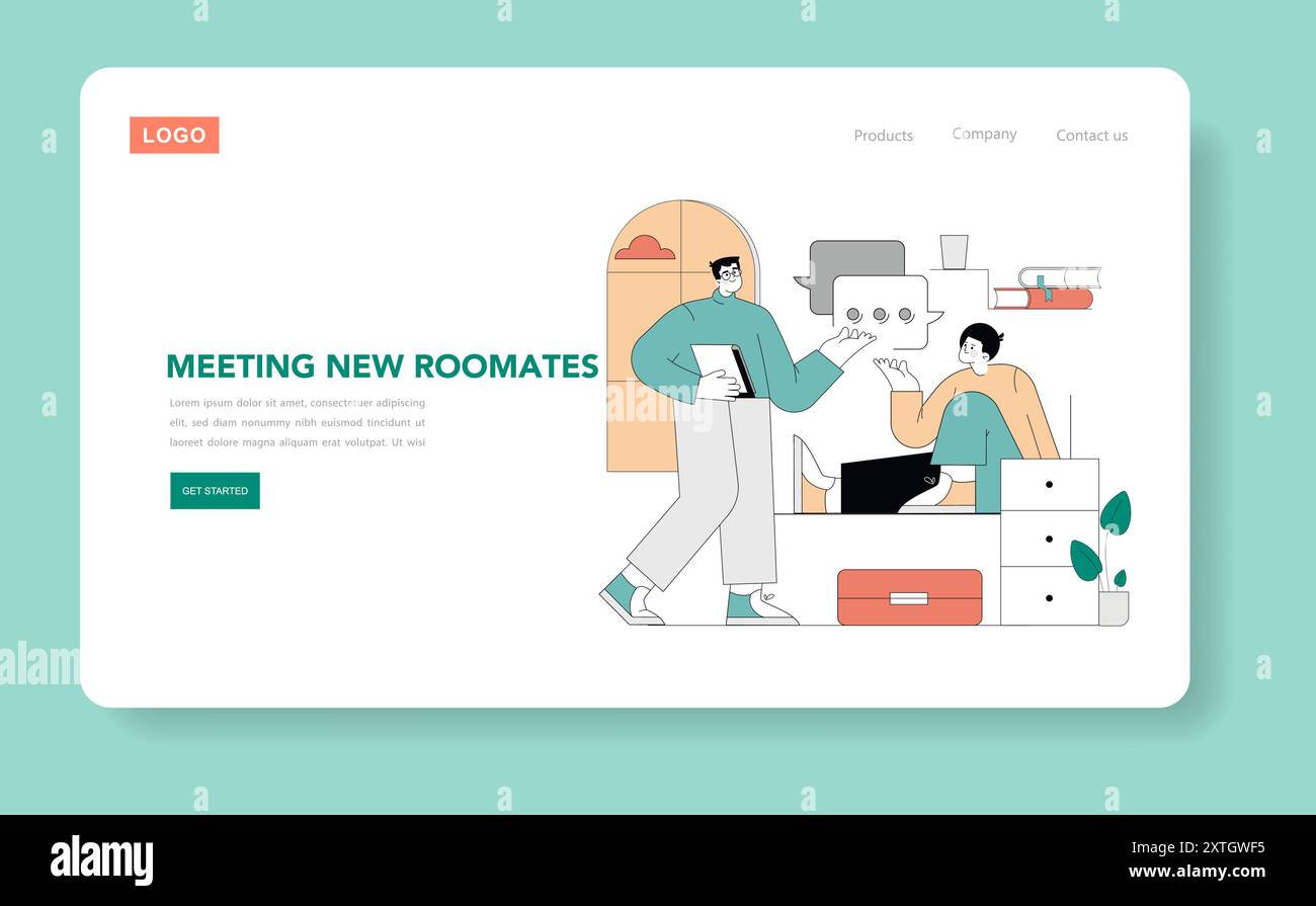 College meeting adults Stock Vector Images - Alamy