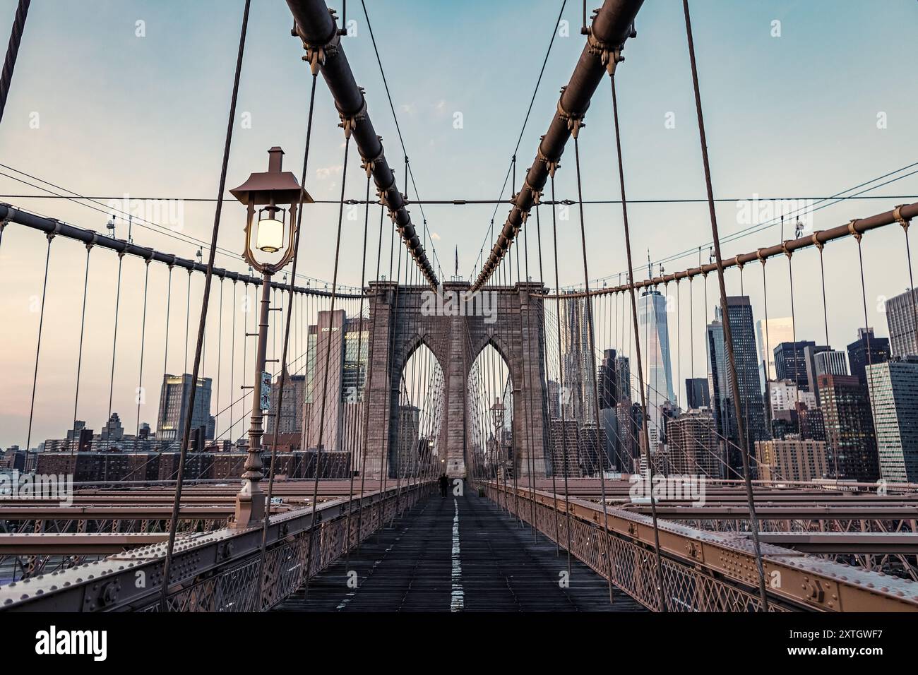 brooklyn bridge of new york city. american architecture landmark ...