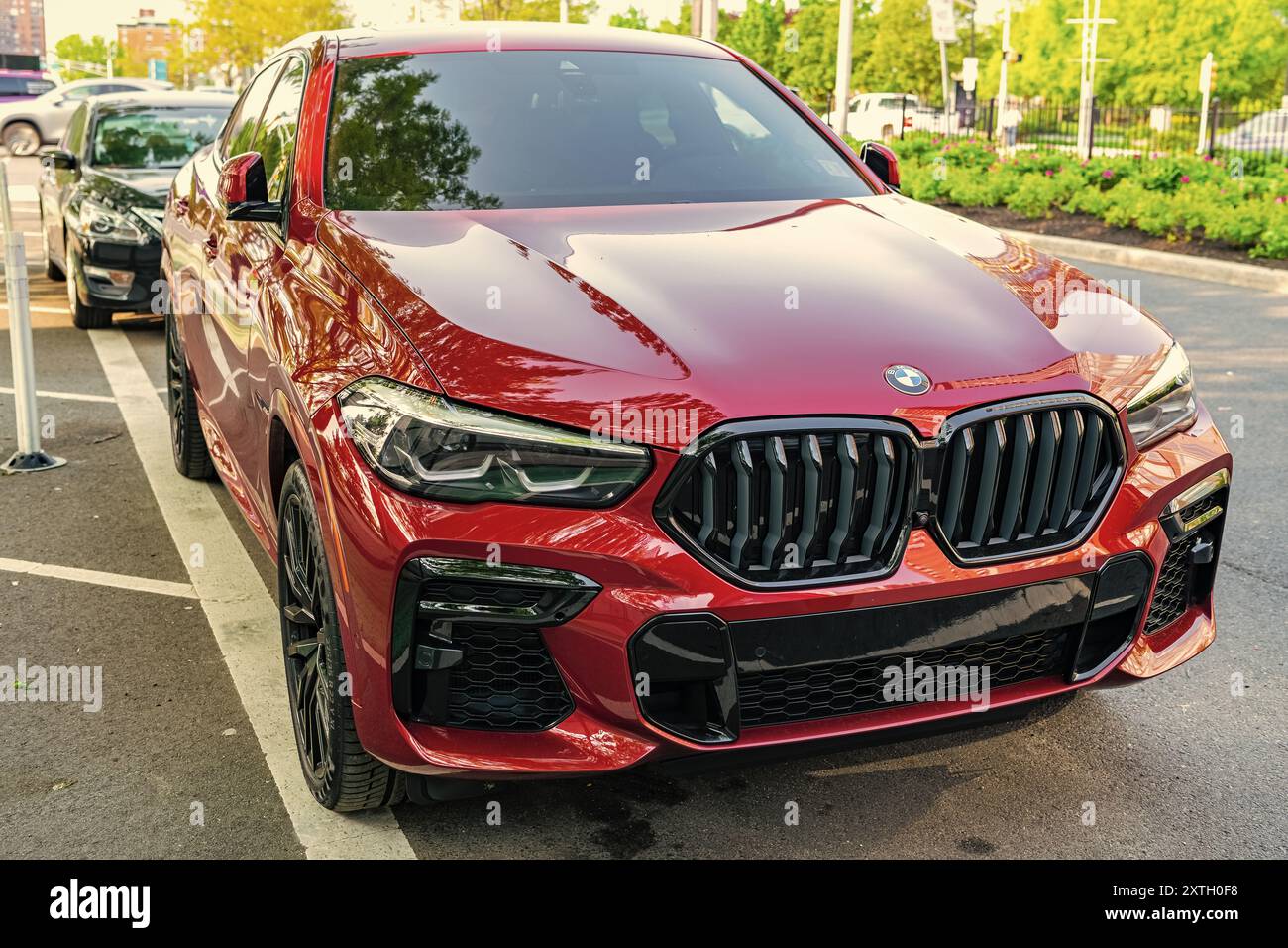 New York City, USA - May 10, 2023: 2020 BMW X6 M Competition suv car ...