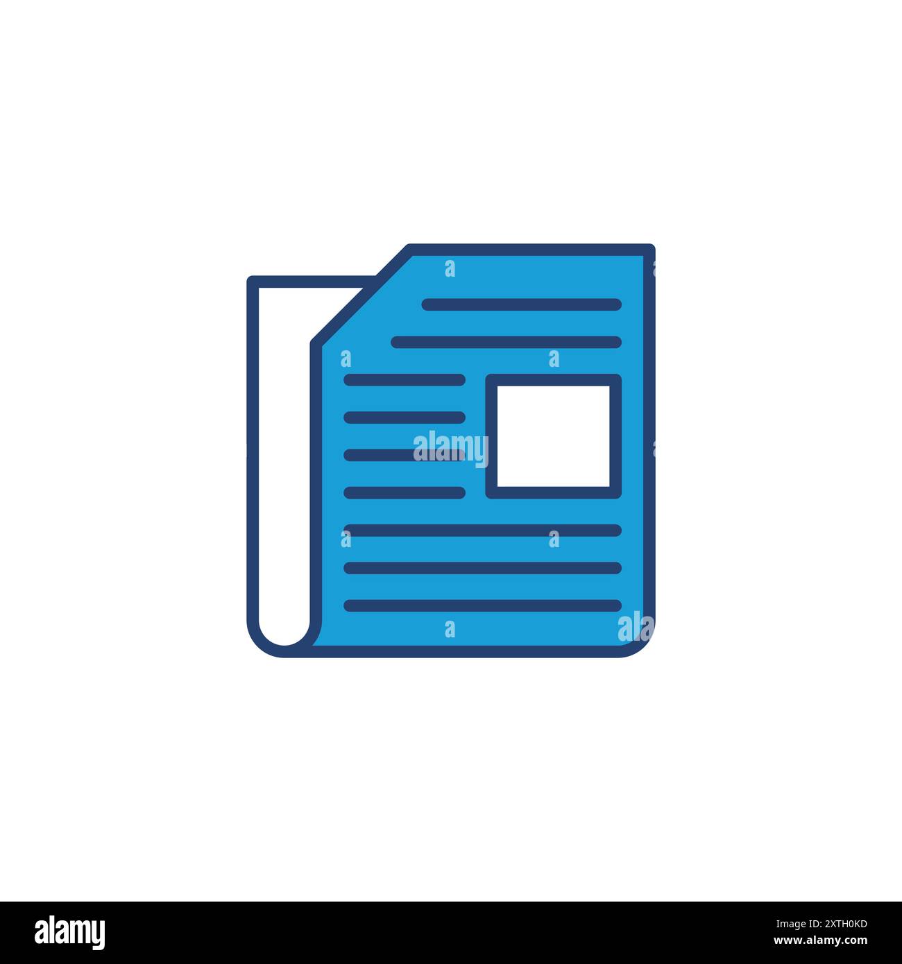 Newspaper icon vector. news paper vector sign Stock Vector Image & Art ...