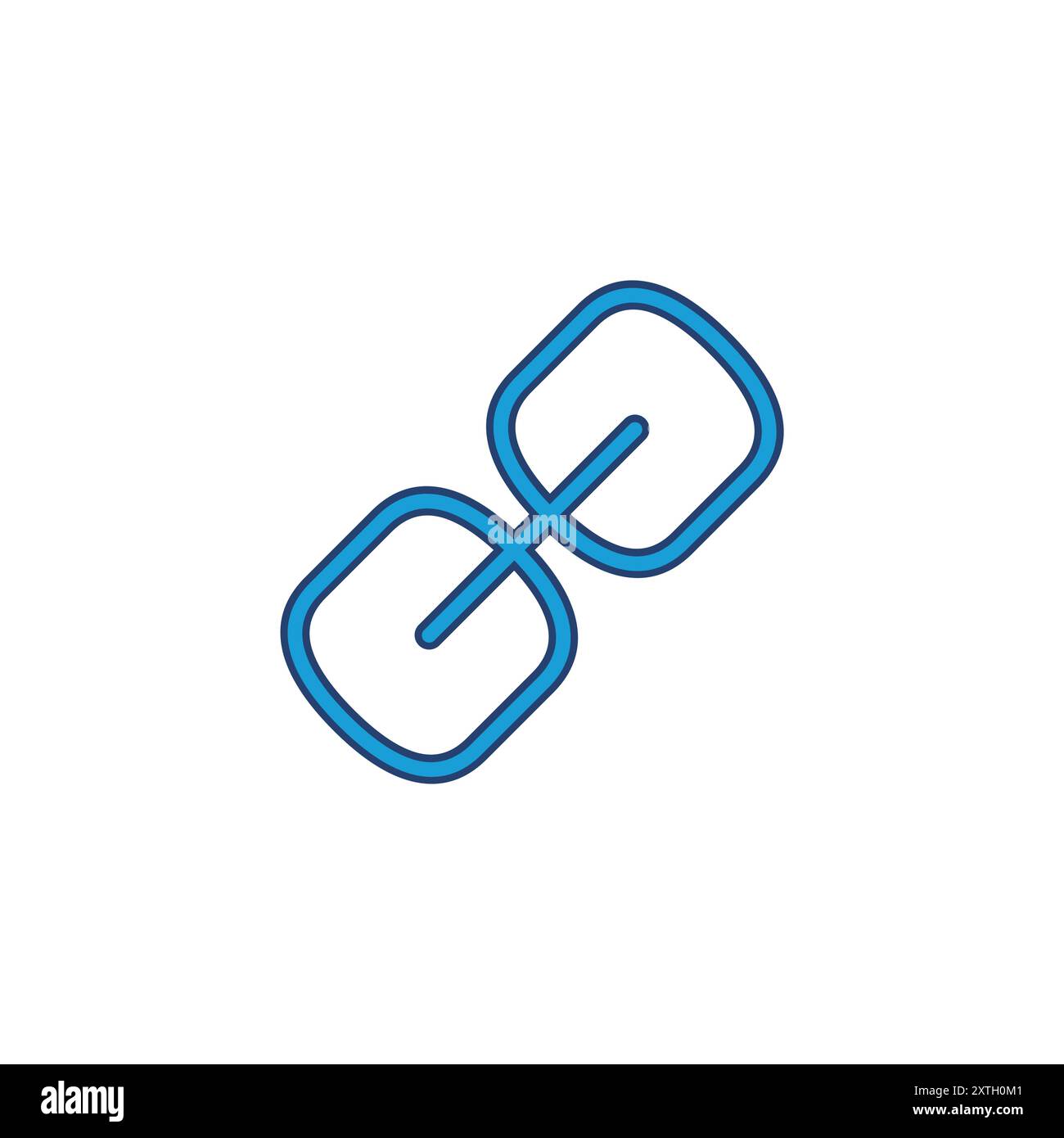 Link icon vector. Hyperlink chain symbol Stock Vector Image & Art - Alamy