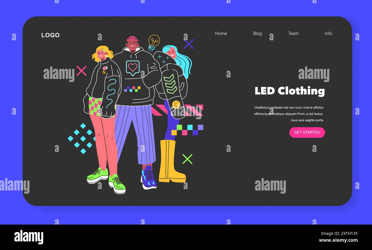 Dynamic led display Stock Vector Images - Alamy