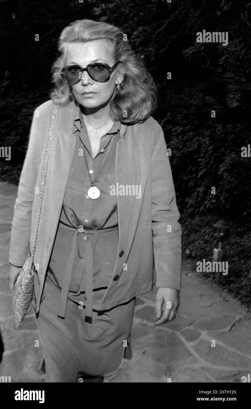 Gena Rowlands Circa 1981 Credit: Ralph Dominguez/MediaPunch Stock Photo ...