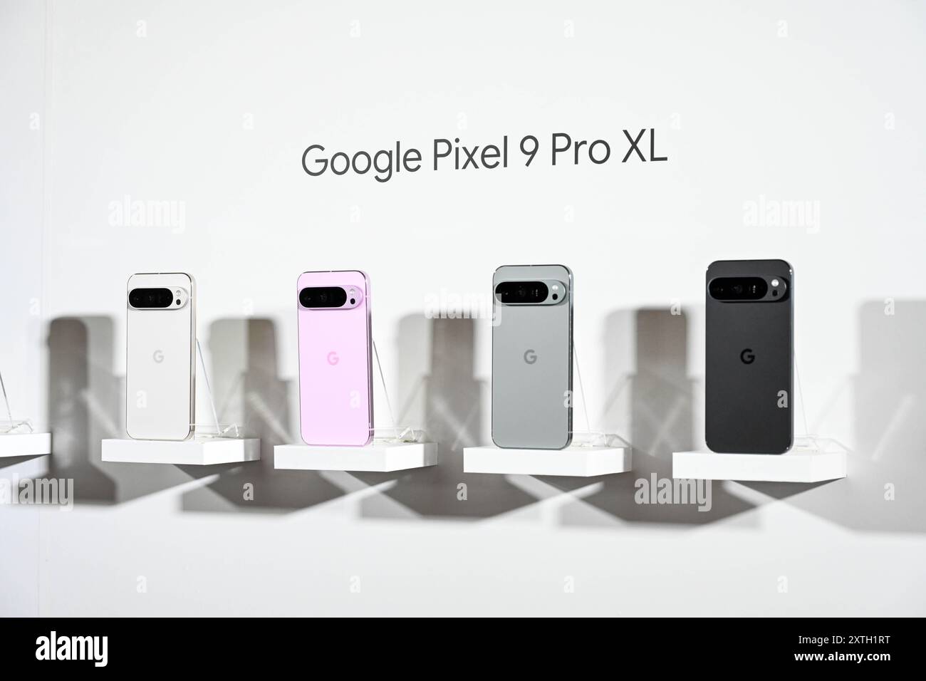 Google Pixel 9 Pro XL are displayed during the their launch event in ...
