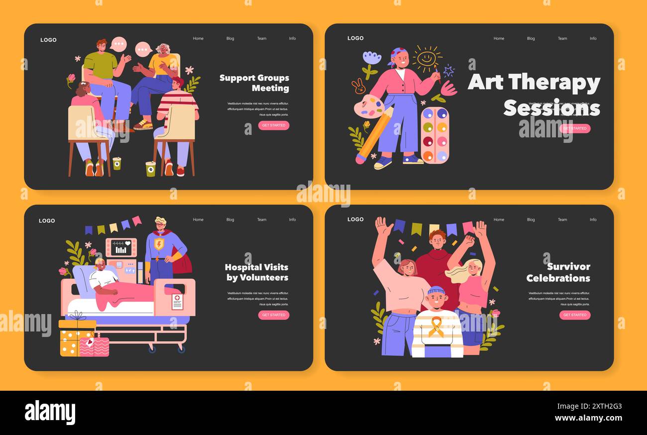 Childhood Cancer Awareness Month set. Support groups, art therapy ...