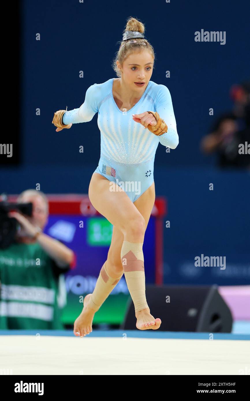Paris France 5th Aug 2024 Sabrina Maneca Voinea Rou Gymnastics Artistic Womens
